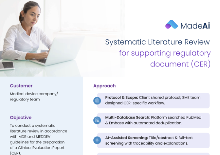 How MadeAi Accelerated Clinical Evaluation Report Development Through ...